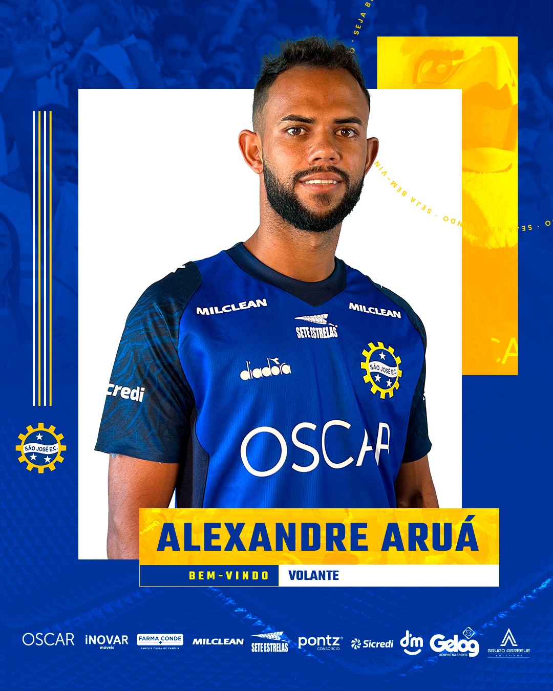 São José EC fecha a contratação do volante Alexandre Aruá - São José ...